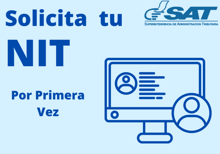 Solicitar NIT en línea - Guía portal SAT Guatemala 2025